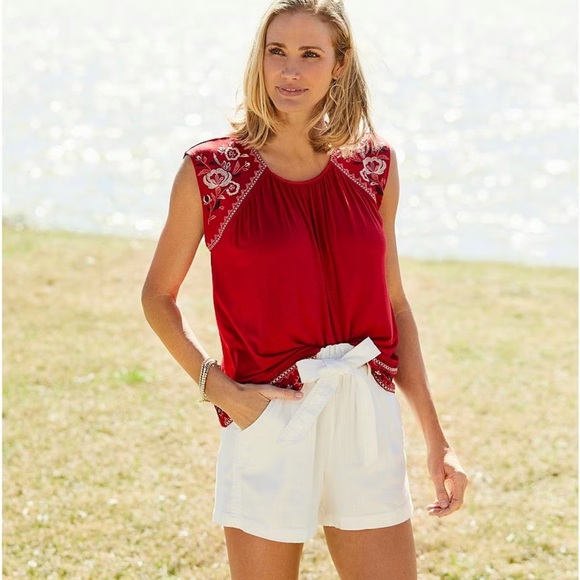 Westbound | Shorts | Nurture By Westbound Mid Rise Pull On Belted Tie ...